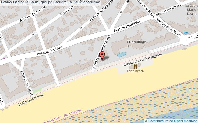 Casino la baule, groupe barrière La baule-escoublac tourisme