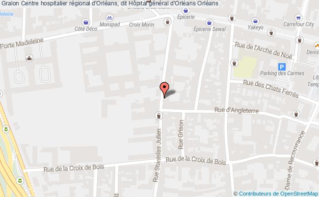 Centre hospitalier régional d'orléans, dit hôpital général d'orléans ...