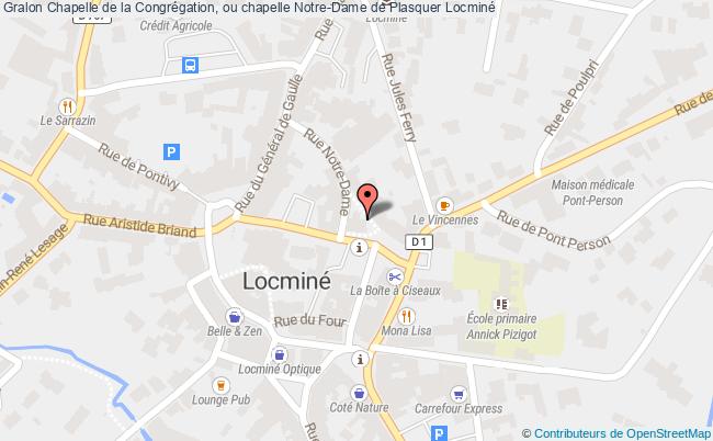 Chapelle de la congrégation, ou chapelle notre-dame de plasquer Locminé ...