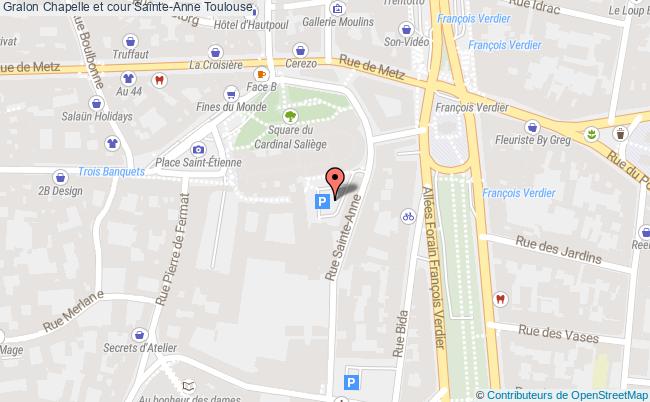 Chapelle et cour sainte-anne Toulouse tourisme