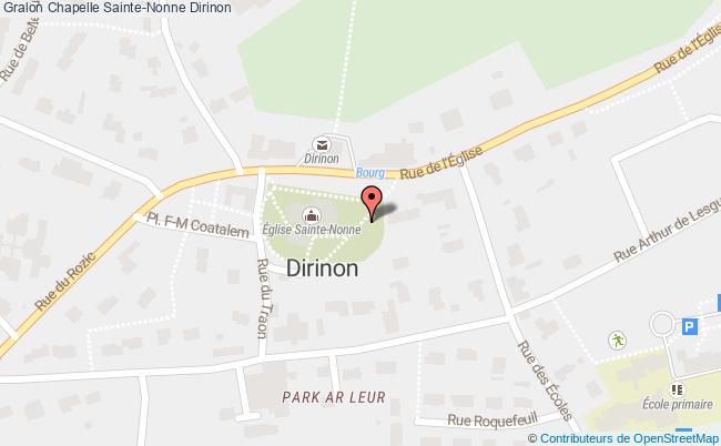 Chapelle sainte-nonne Dirinon tourisme