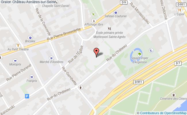 Château Asnières-sur-seine tourisme