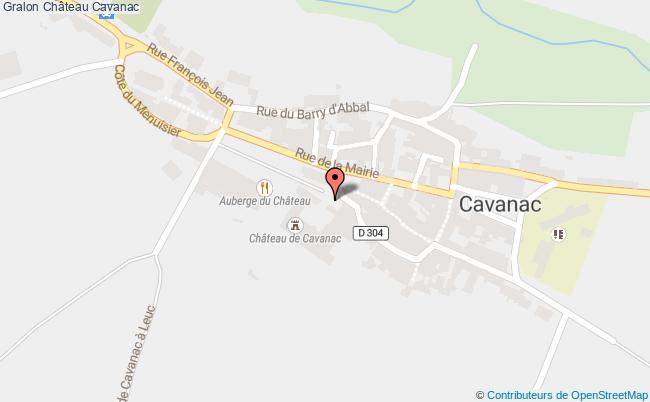 Château Cavanac tourisme