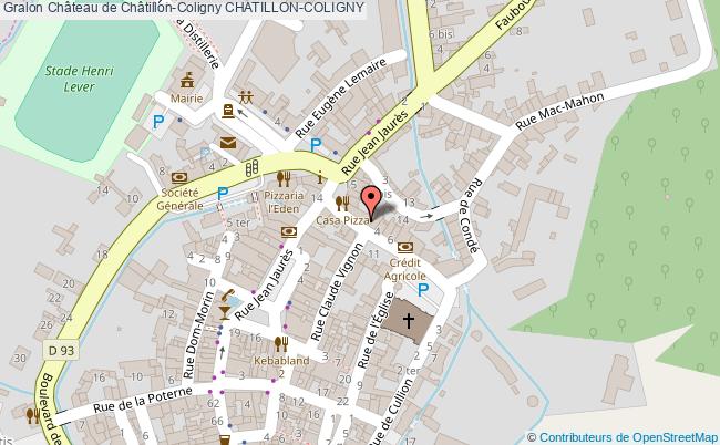 Château de châtillon-coligny Chatillon-coligny tourisme Parc, Site et ...