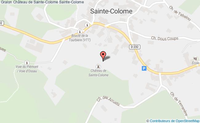 Château de sainte-colome Sainte-colome tourisme