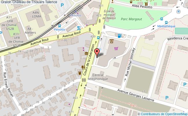 Château de thouars Talence tourisme Site / monument