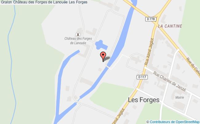 Château des forges de lanouée Les forges tourisme