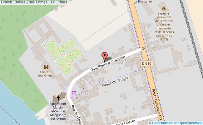 Château des ormes Les ormes tourisme Monuments