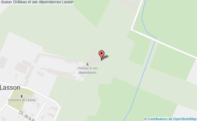 Château et ses dépendances Lasson tourisme