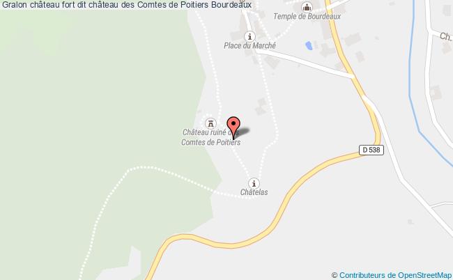 Château fort dit château des comtes de poitiers Bourdeaux tourisme