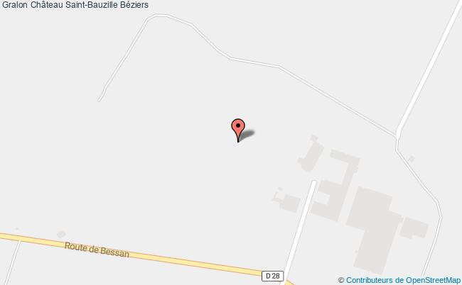 Château saint-bauzille Béziers tourisme