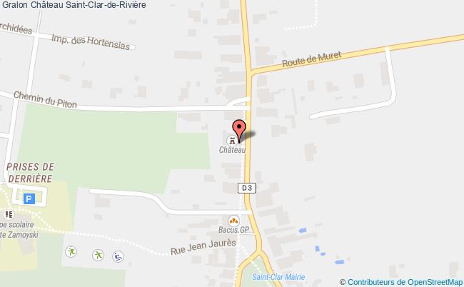 monuments Saint-clar-de-rivière Lieux touristiques monuments Saint-clar ...