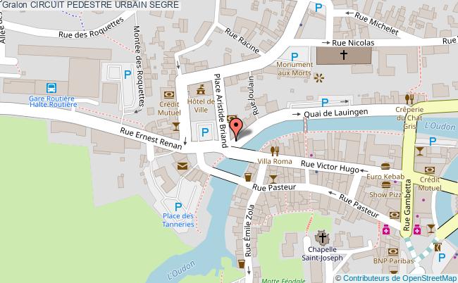 Circuit pedestre urbain Segre tourisme Circuits urbains