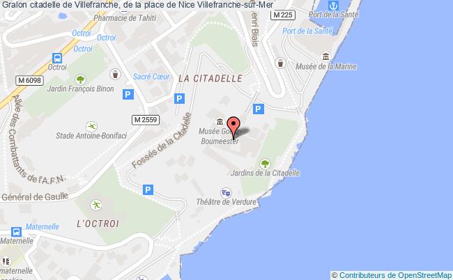 Citadelle de villefranche, de la place de nice Villefranche-sur-mer ...