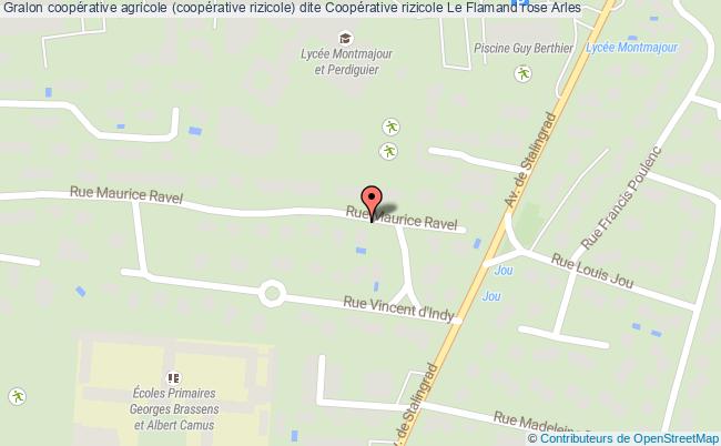 Coopérative agricole (coopérative rizicole) dite coopérative rizicole le flamand rose Arles tourisme