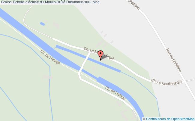 Echelle d'écluse du moulin-brûlé Dammarie-sur-loing tourisme