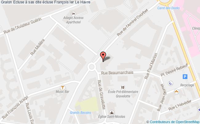 Ecluse à sas dite écluse françois ier Le havre tourisme