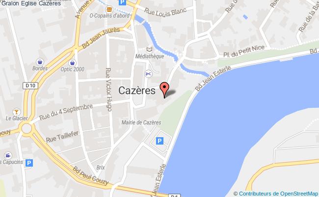 Eglise Cazères tourisme