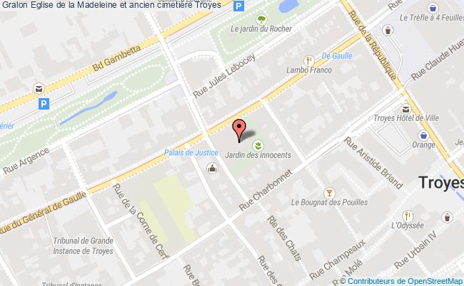 Eglise de la madeleine et ancien cimetière Troyes tourisme