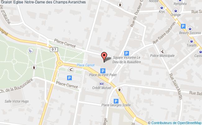 Eglise notre-dame des champs Avranches tourisme