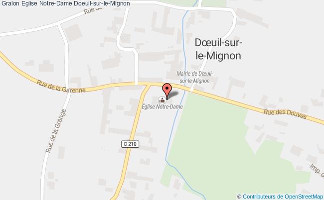 Eglise notre-dame Doeuil-sur-le-mignon tourisme