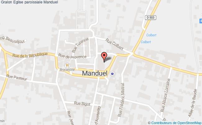 Eglise paroissiale Manduel tourisme