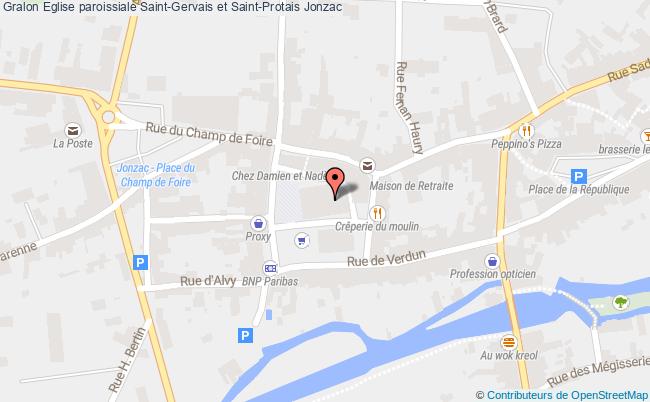 Eglise paroissiale saint-gervais et saint-protais Jonzac tourisme