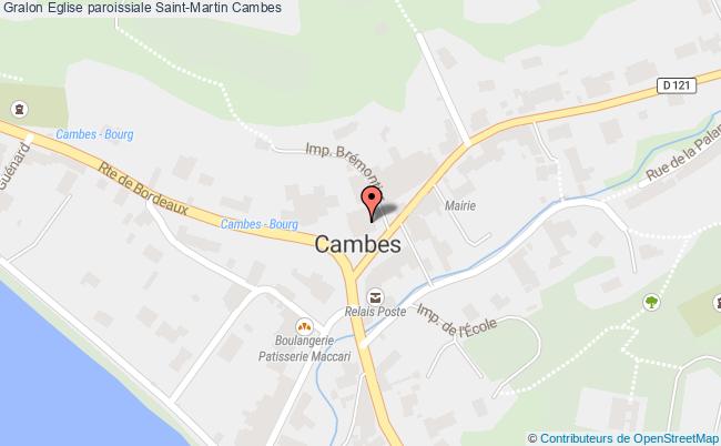 monuments Cambes Lieux touristiques monuments Cambes