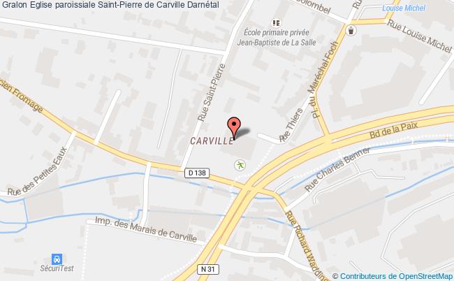 Eglise paroissiale saint-pierre de carville Darnétal tourisme