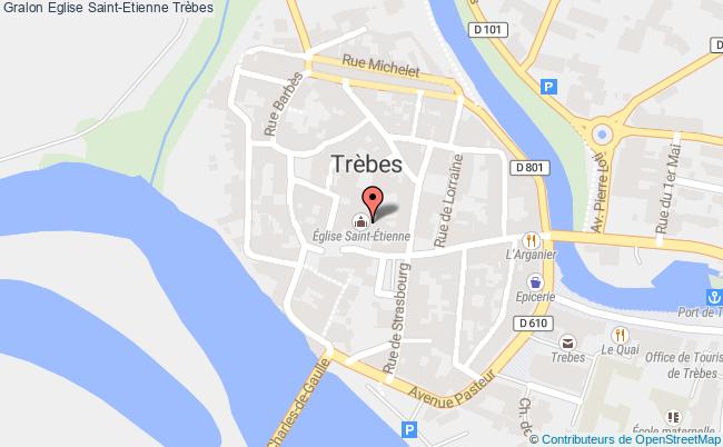 Eglise saint-etienne Trèbes tourisme