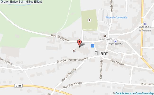 Eglise saint-gilles Elliant tourisme