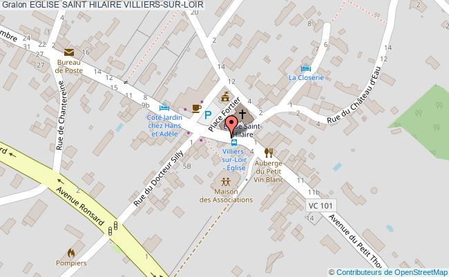 Eglise saint hilaire Villiers-sur-loir tourisme Edifices et art religieux