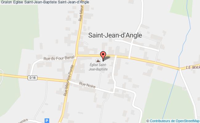 Eglise saint-jean-baptiste Saint-jean-d'angle tourisme