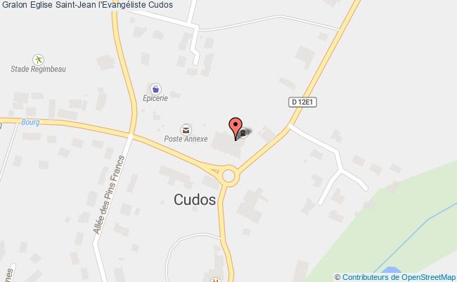 Eglise saint-jean l'evangéliste Cudos tourisme