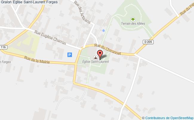 Eglise saint-laurent Forges tourisme