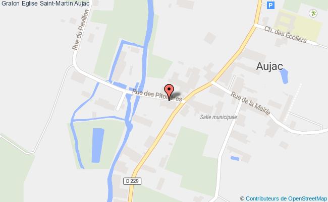 Eglise saint-martin Aujac tourisme