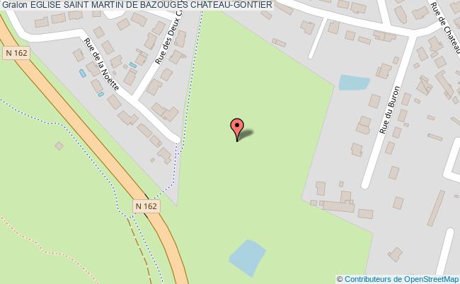 Eglise saint martin de bazouges Chateau-gontier tourisme Edifices et art religieux