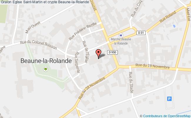 Eglise saint-martin et crypte Beaune-la-rolande tourisme