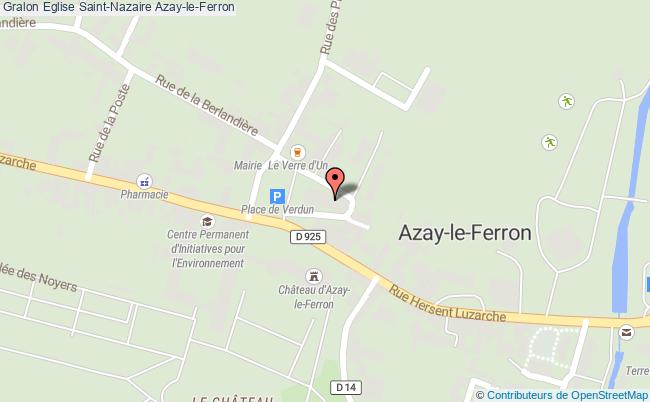 Eglise saint-nazaire Azay-le-ferron tourisme