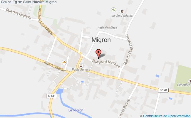 Eglise saint-nazaire Migron tourisme