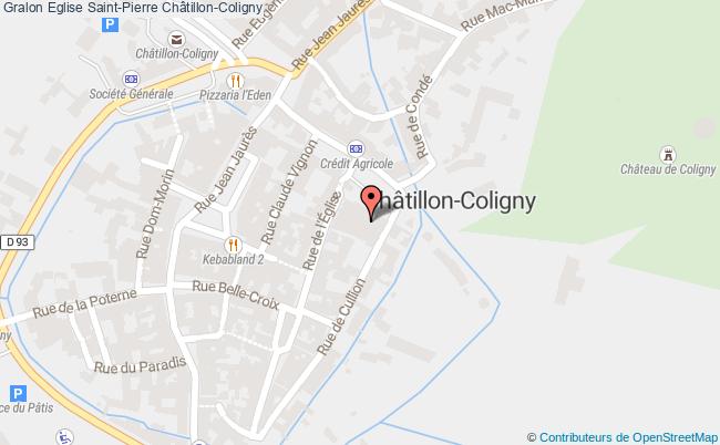 Eglise saint-pierre Châtillon-coligny tourisme