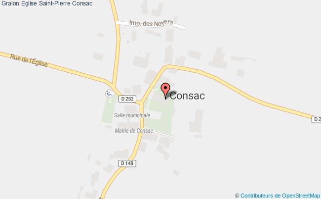 Eglise saint-pierre Consac tourisme