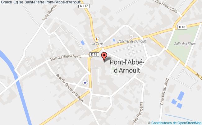 Eglise saint-pierre Pont-l'abbé-d'arnoult tourisme