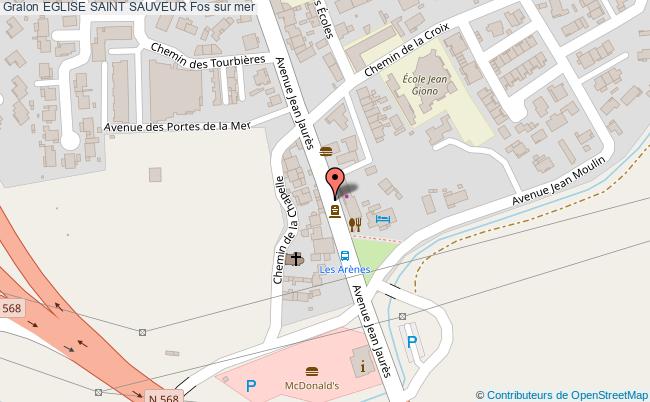 Eglise saint sauveur Fos sur mer tourisme Eglise