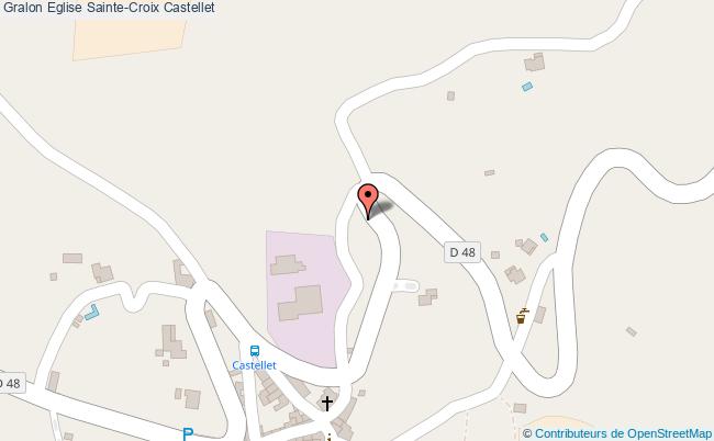 Eglise sainte-croix Castellet tourisme Site et Monument