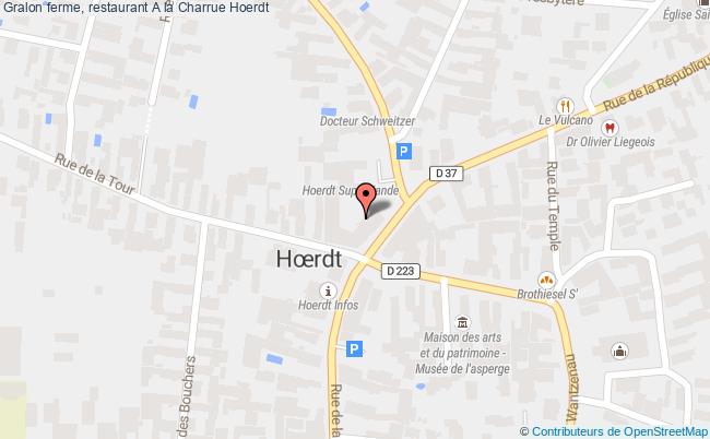 Ferme, restaurant a la charrue Hoerdt tourisme