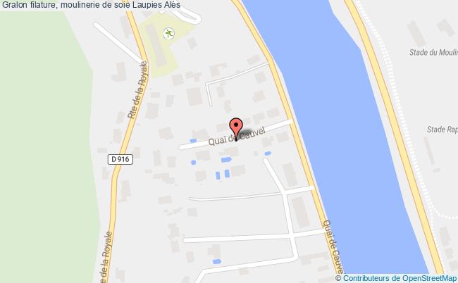 Filature, moulinerie de soie laupies Alès tourisme