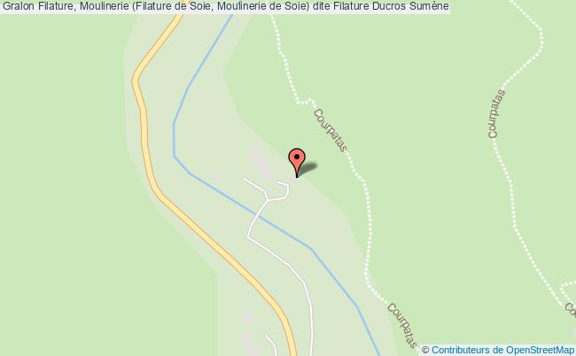 Filature, moulinerie (filature de soie, moulinerie de soie) dite ...