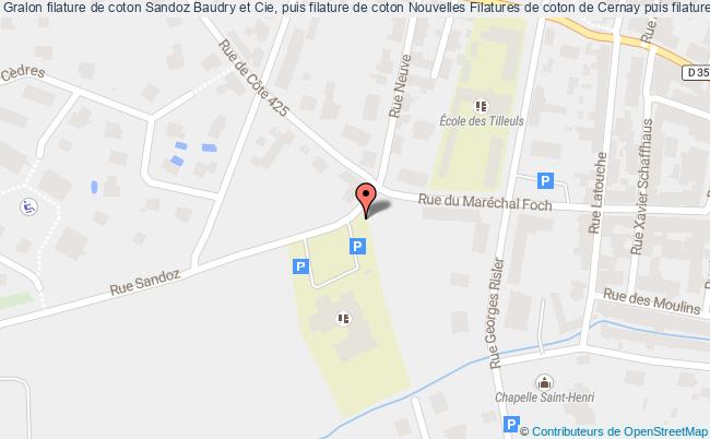 Filature de coton sandoz baudry et cie, puis filature de coton ...