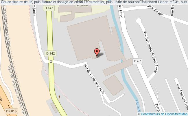 Filature de lin, puis filature et tissage de coton le carpentier, puis ...